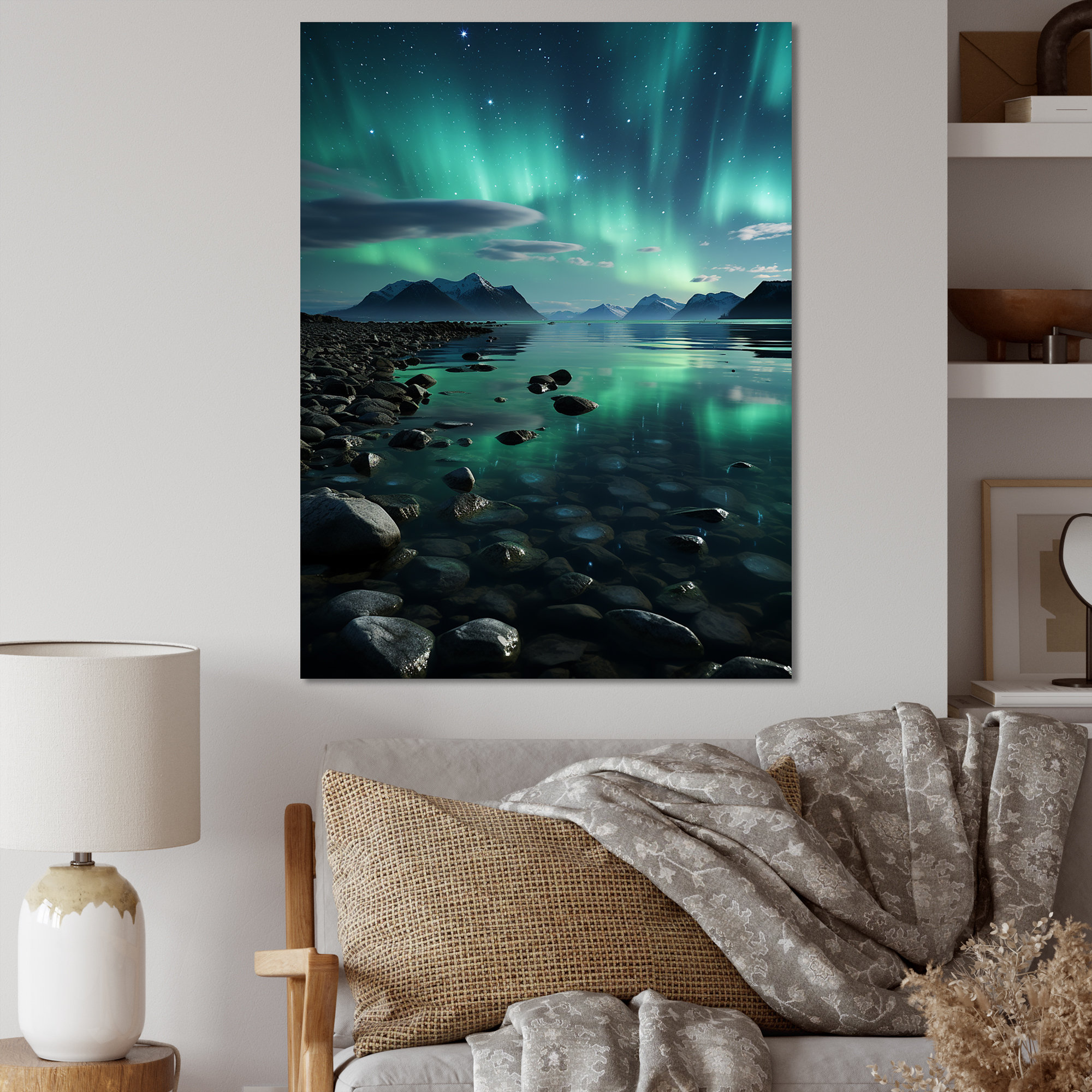 Dovecove Avenir Aurora Borealis Aurora Symphony III - Print on Canvas - Wayfair Canada